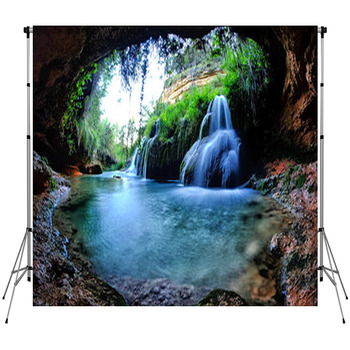 Waterfall Photographer Backdrops | Available in nearly ANY Custom Sizes