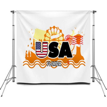 Florida Photo Backdrops | Available in Ultra Large Custom Sizes
