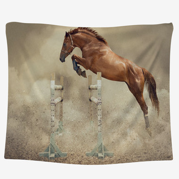 Horse Fabric by the Yard | Available in Ultra Large Custom Sizes