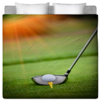 Golf Comforters, Duvets, Sheets & Sets | Personalized