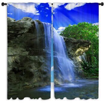 Waterfall Drapes & Window Treatments | Black Out | Custom Sizes