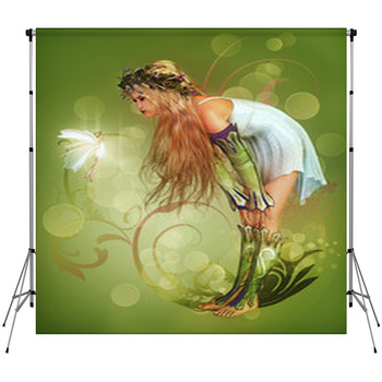 Fairy Custom Backdrops | Available in Very Large Custom Sizes