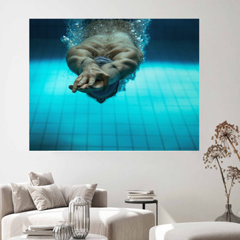 Swimming Wall Decor | Murals | Tapestry | Posters | Custom Sizes