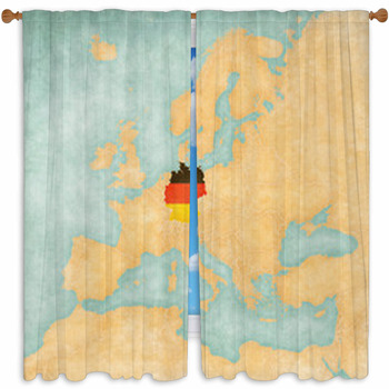 German flag Curtains & Drapes | Block Out | Custom Sizes