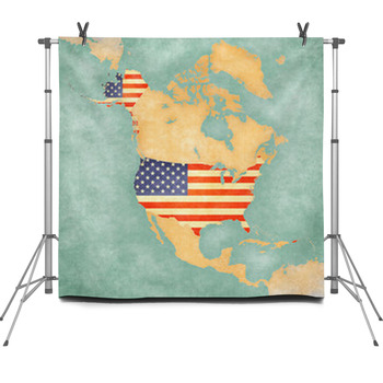 Usa map Photo Backdrops | Available in Very Large Custom Sizes