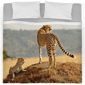 Cheetah Comforters, Duvets, Sheets & Sets | Personalized