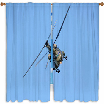 Helicopter Window Curtains & Drapes | Black Out | Custom Sizes