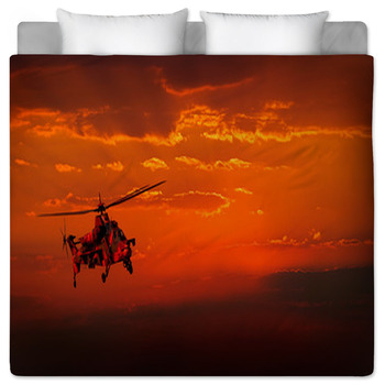 Helicopter Comforters, Duvets, Sheets & Sets | Custom