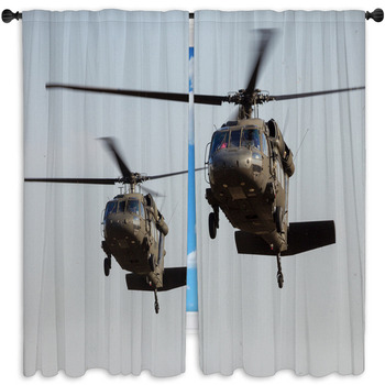 Helicopter Window Curtains & Drapes | Black Out | Custom Sizes