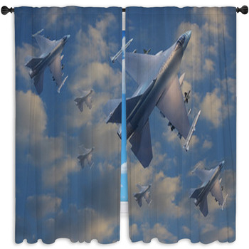 Air force Drapes & Window Treatments | Block Out | Custom Sizes