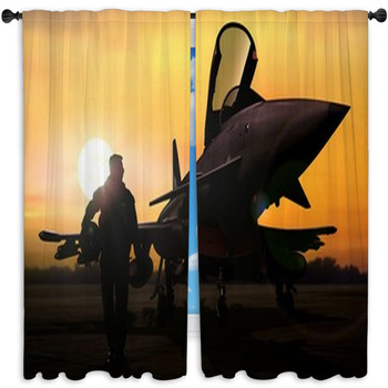 Air force Drapes & Window Treatments | Block Out | Custom Sizes