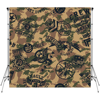 Army Photo Backdrops | Available in Very Large Custom Sizes