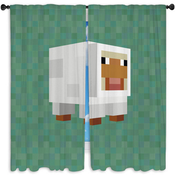 Minecraft Curtains & Drapes | Black Out | Custom Sizes