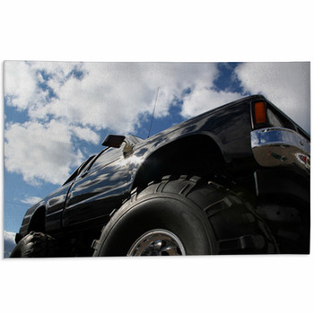 Monster truck Area Rugs & Custom Size Floor Mats