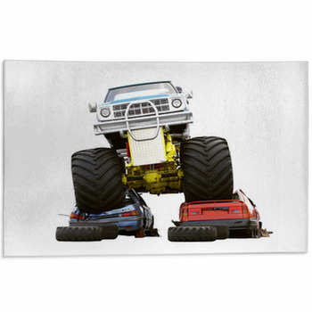 Monster truck Area Rugs & Custom Size Floor Mats