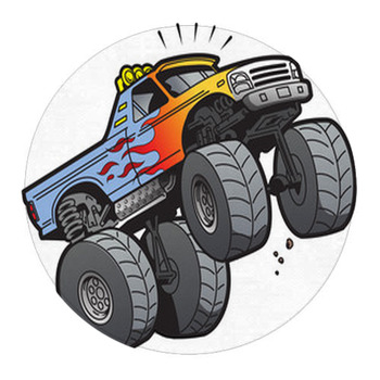 Monster truck Area Rugs & Custom Size Floor Mats