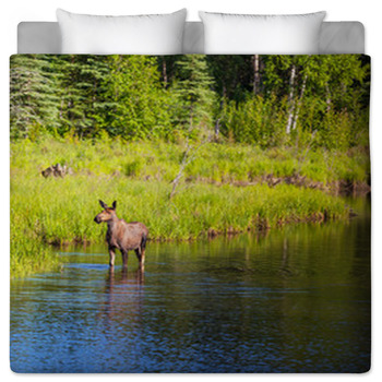 Moose Comforters, Duvets, Sheets & Sets | Custom