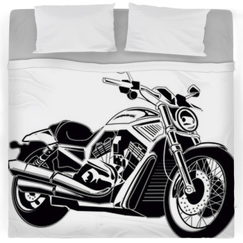 Motorcycle Comforters, Duvets, Sheets & Sets | Custom