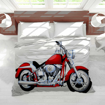 Motorcycle Comforters, Duvets, Sheets & Sets | Custom