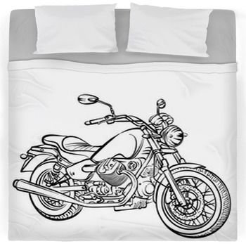 Motorcycle Comforters, Duvets, Sheets & Sets | Custom