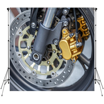 Motorcycle Photo Backdrops | Available in Super Large Custom Sizes