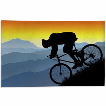 Bicycle Area Rugs & Custom Size Floor Mats