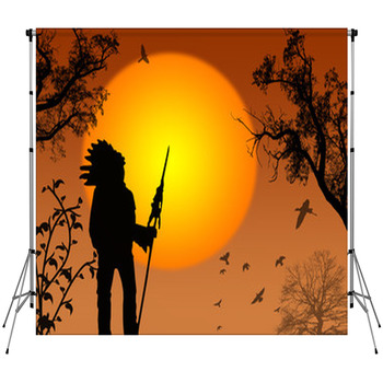 Native american Custom Backdrops | Available in nearly ANY Custom Sizes