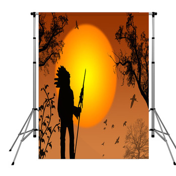 Native american Custom Backdrops | Available in nearly ANY Custom Sizes