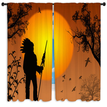 Native american Drapes & Window Treatments | Black Out | Custom Sizes