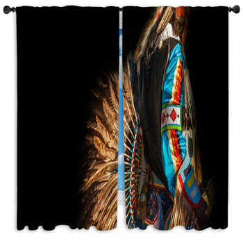 Native american Drapes & Window Treatments | Black Out | Custom Sizes