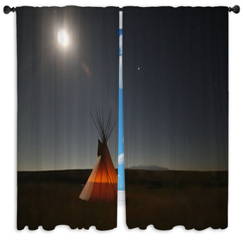 Native american Drapes & Window Treatments | Black Out | Custom Sizes