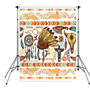 Native american Custom Backdrops | Available in nearly ANY Custom Sizes