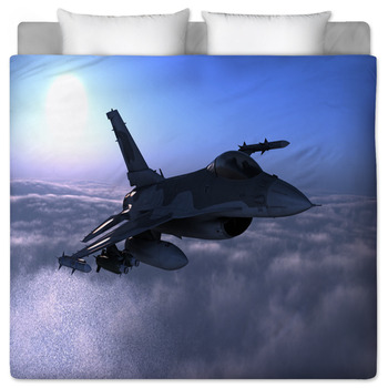 Jet fighter Comforters, Duvets, Sheets & Sets | Personalized