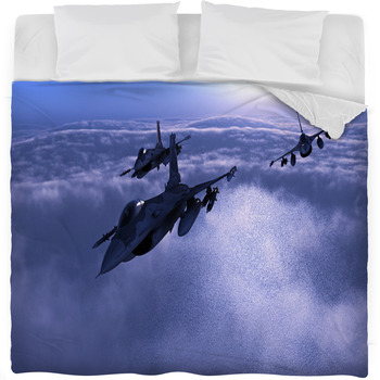 Jet fighter Comforters, Duvets, Sheets & Sets | Personalized