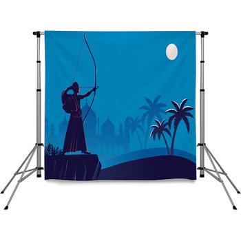 Archery Photographer Backdrops | Available in Very Large Custom Sizes