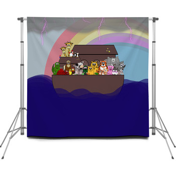 Noahs Ark Photographer Backdrops | Custom Sizes | Super Large Available