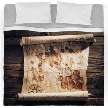 Map Comforters, Duvets, Sheets & Sets | Custom