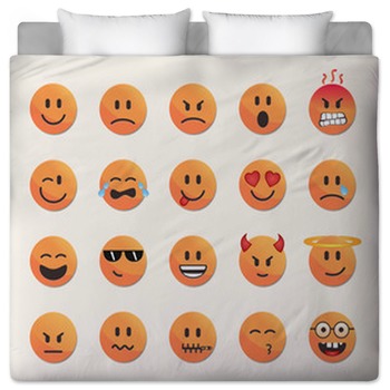 Smiley face Comforters, Duvets, Sheets & Sets | Personalized