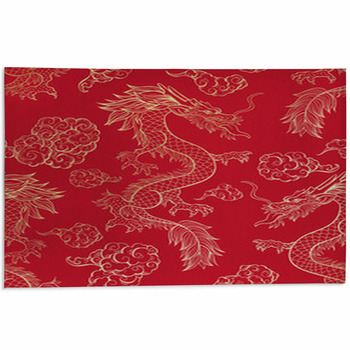 Asian Area Rugs & Custom Size Floor Mats