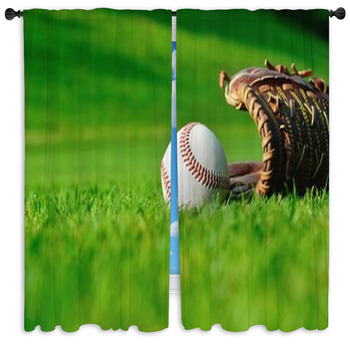 Baseball Drapes & Window Treatments | Black Out | Custom Sizes