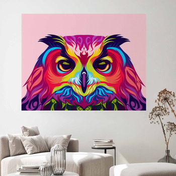 Owl Wall Decor | Murals | Tapestry | Posters | Custom Sizes