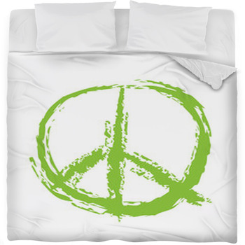 Peace sign Comforters, Duvets, Sheets & Sets | Custom