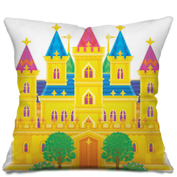 Castle Throw Pillows, Cases, & Shams