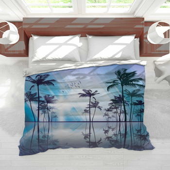 Palm tree Comforters, Duvets, Sheets & Sets | Custom