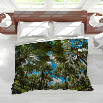 Palm tree Comforters, Duvets, Sheets & Sets | Custom