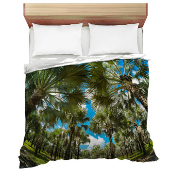 Palm tree Comforters, Duvets, Sheets & Sets | Custom