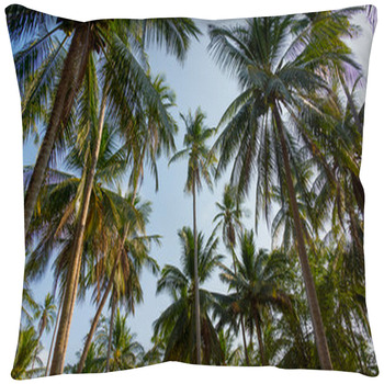 Palm tree Throw Pillows, & Shams