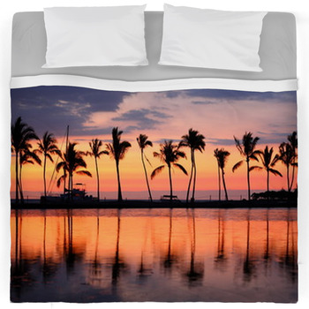 Tropical sunset Comforters, Duvets, Sheets & Sets | Custom