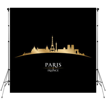 Paris Custom Backdrops | Available in Very Large Custom Sizes
