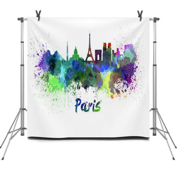 Paris Custom Backdrops | Available in Very Large Custom Sizes